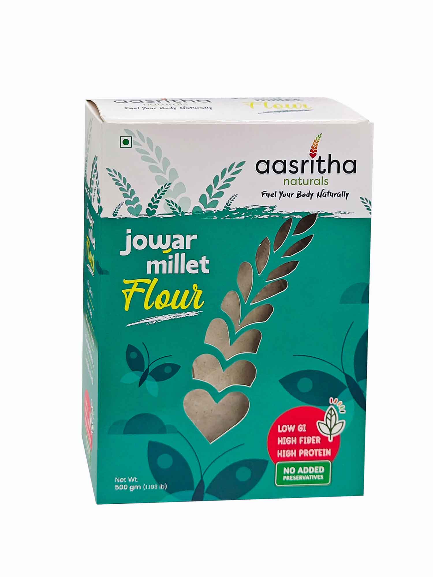 Jowar Millet Flour (Jonnalu) 500 g – Aasritha Naturals